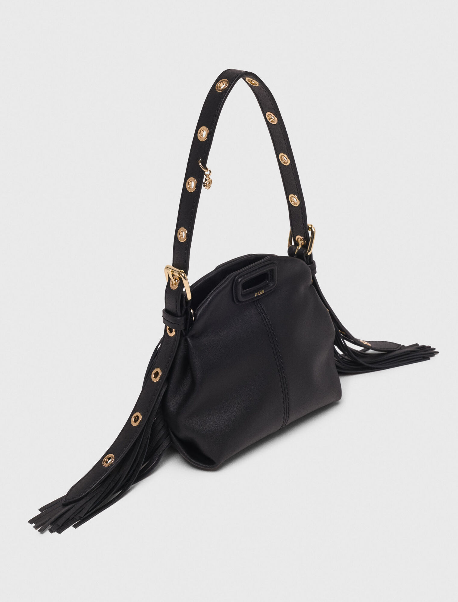 Miss M Micro Leather Bag - Maje