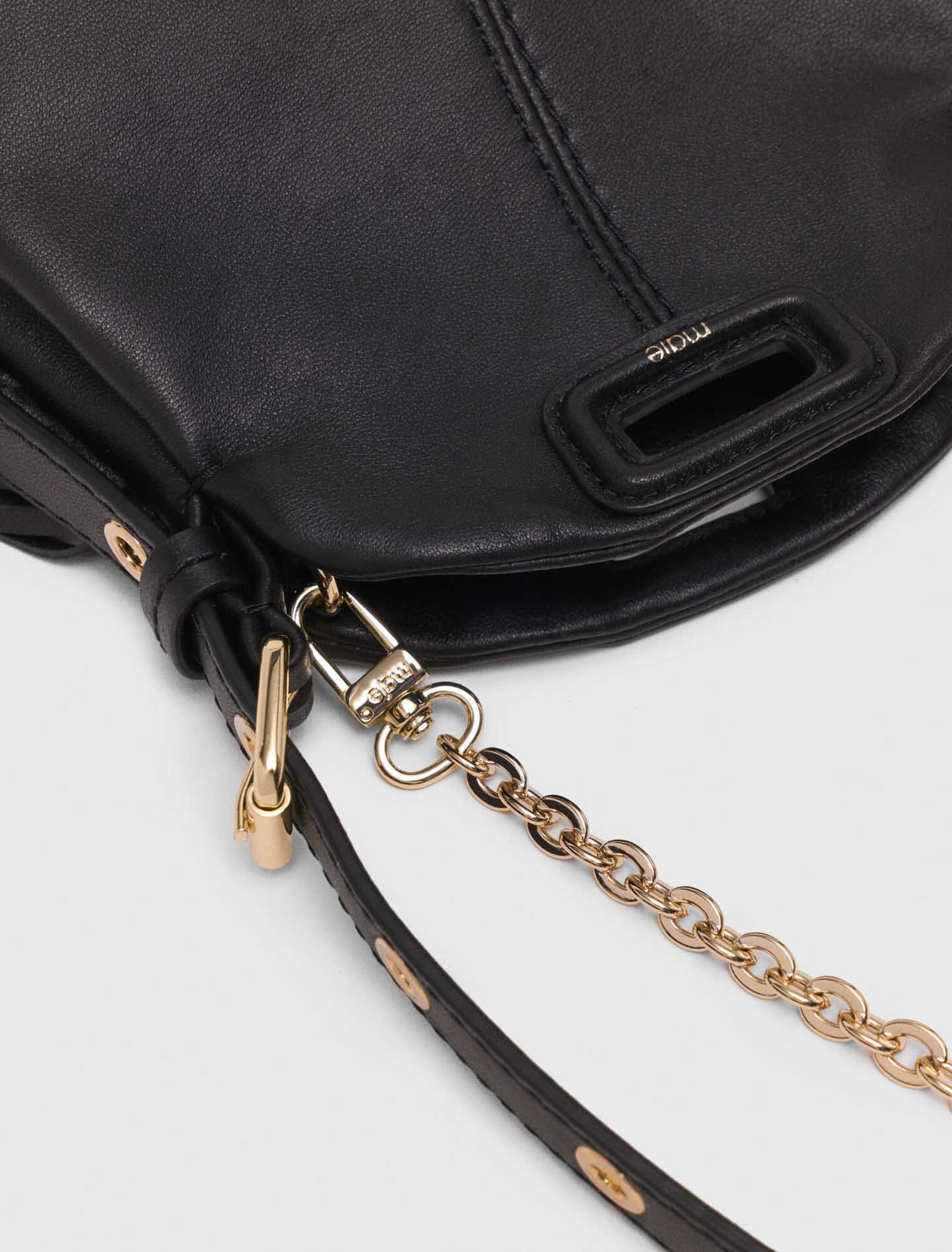 Miss M Micro Leather Bag - Maje