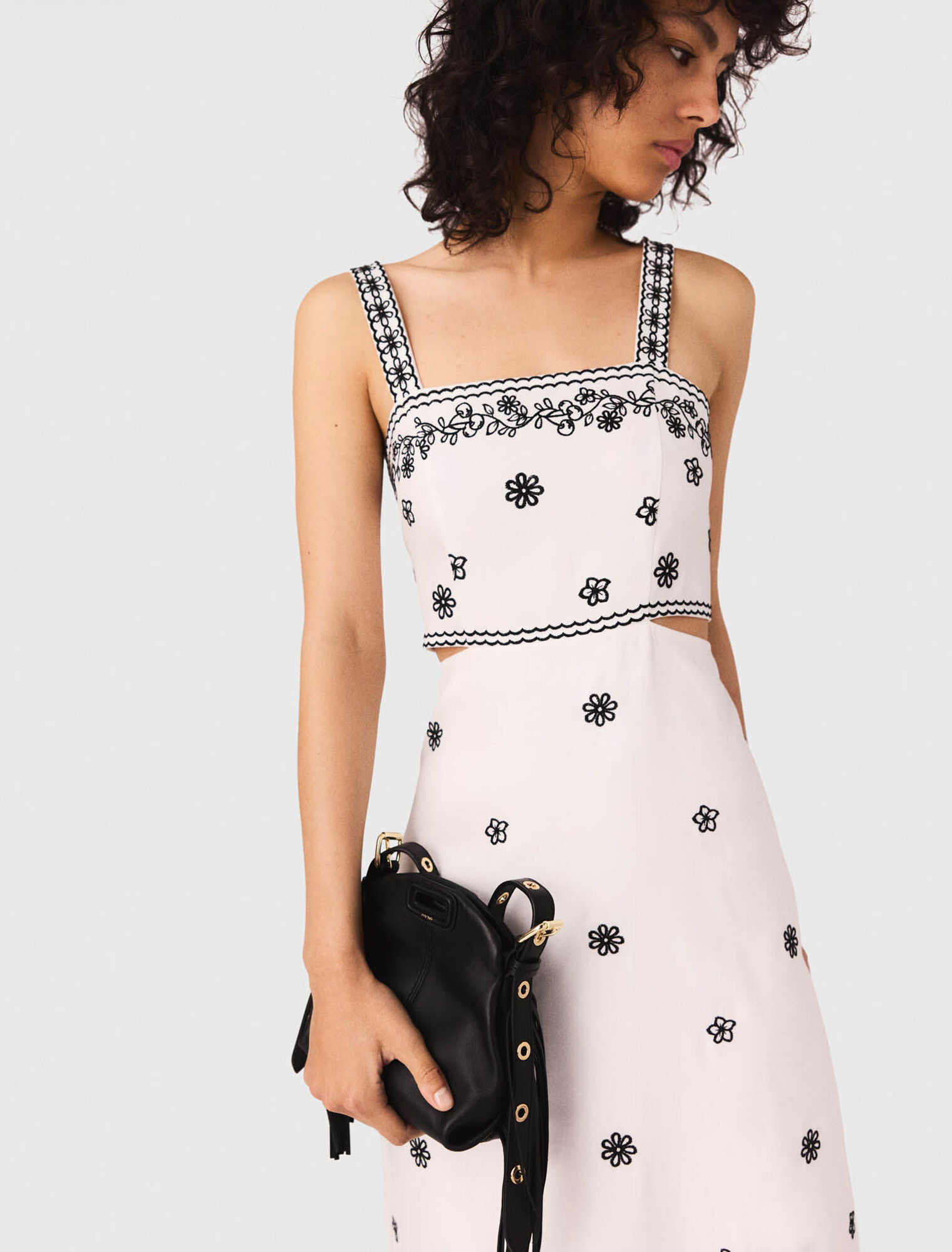 Miss M Micro Leather Bag - Maje